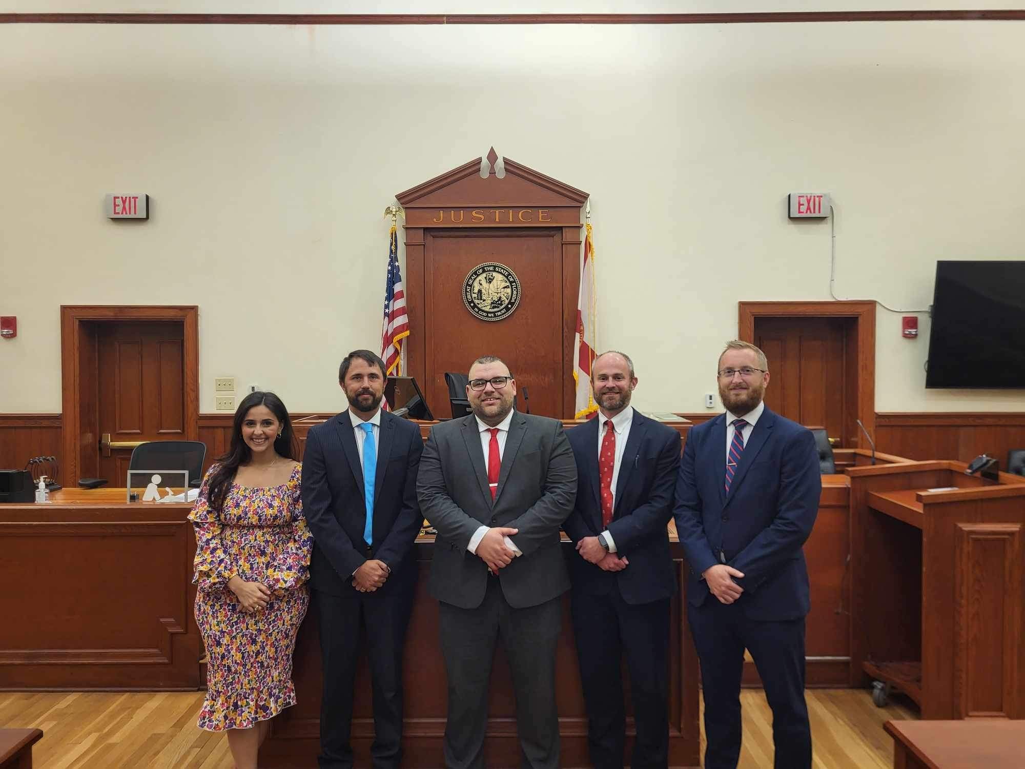 State Attorney John Durrett announces swearing in of Garrett Stavely ...
